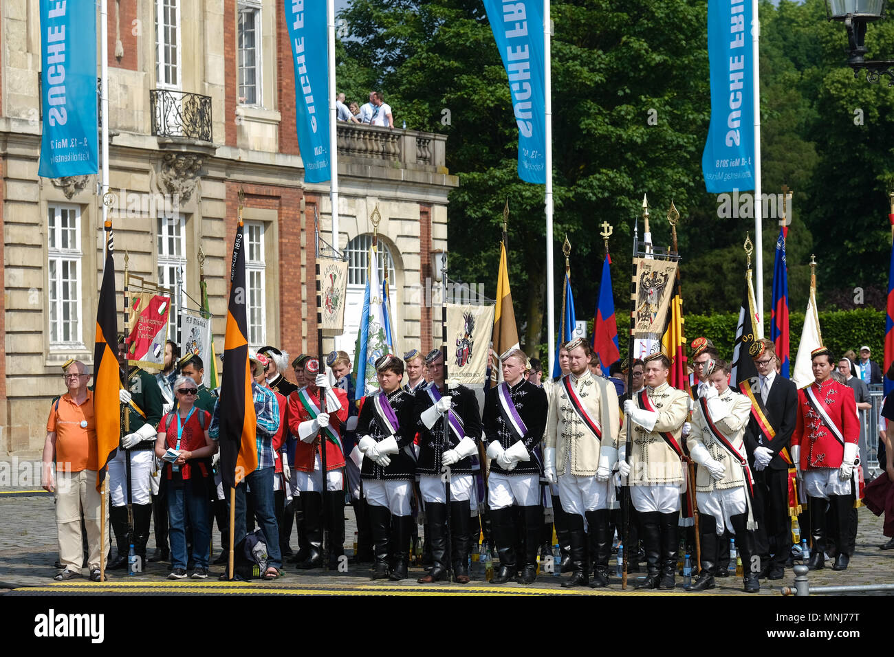 Student Fraternities (Studentenverbindung) in their costumes at a ...