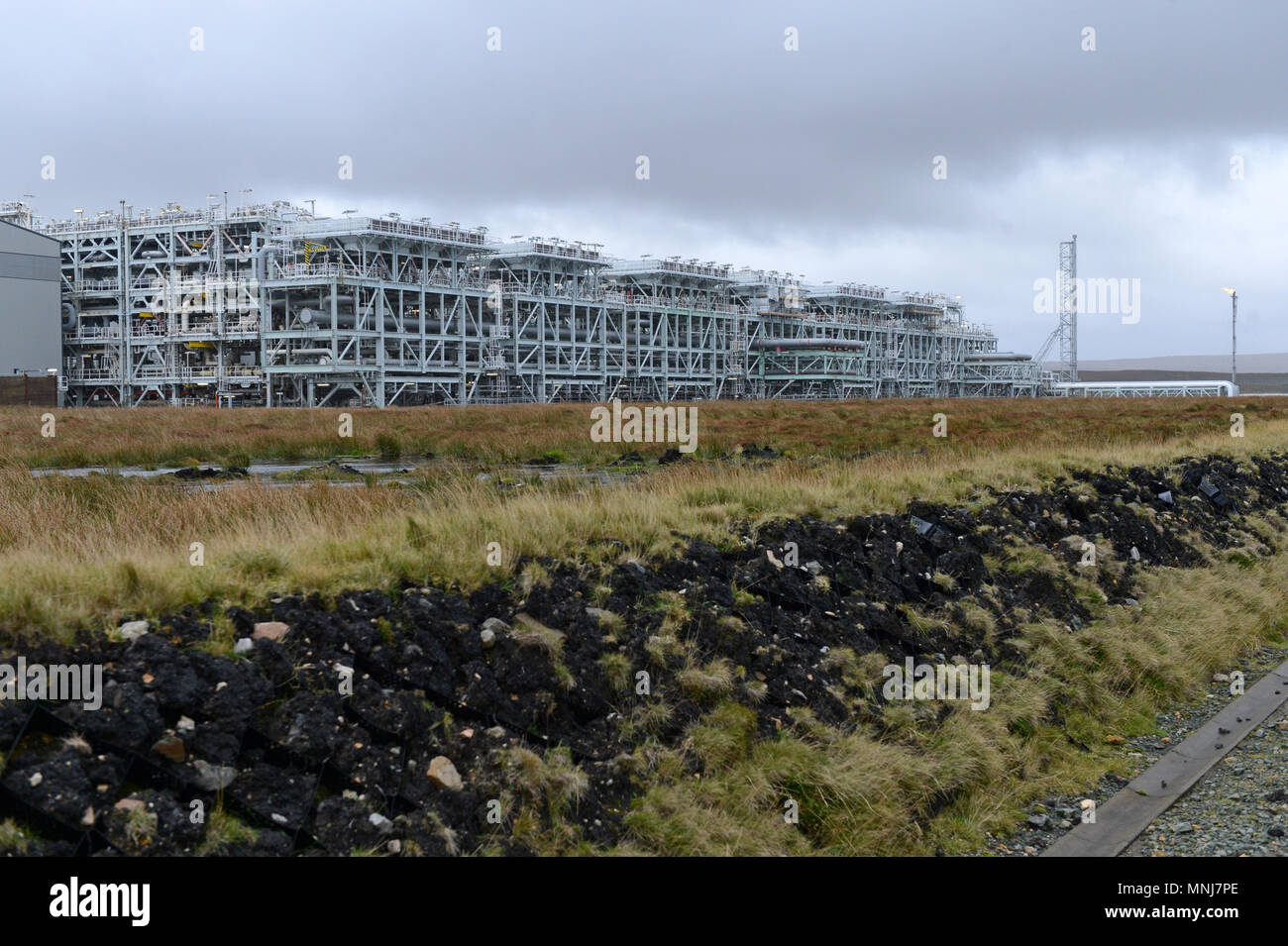 Total gas plant shetland hi-res stock photography and images - Alamy