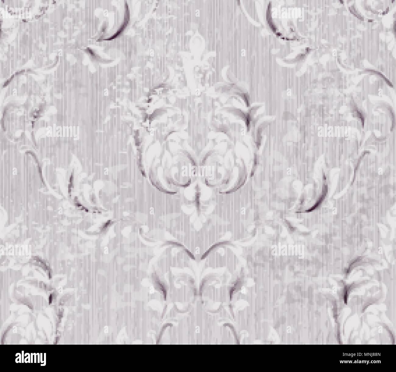 Baroque pattern vintage background Vector. Ornamented texture luxury ...