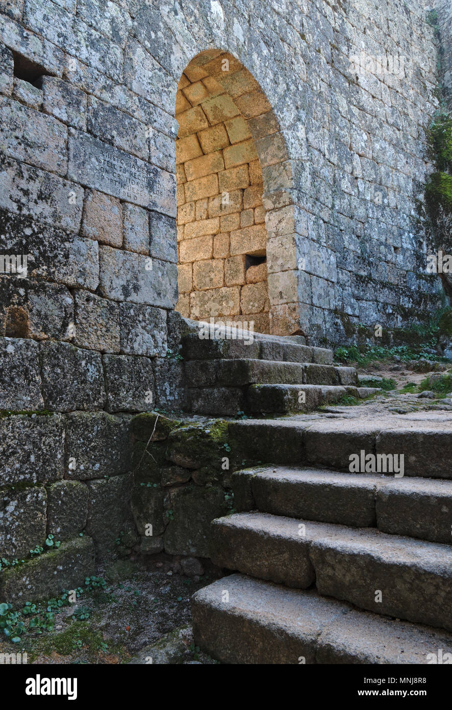 Monsanto Castle in Portugal Stock Photo - Alamy