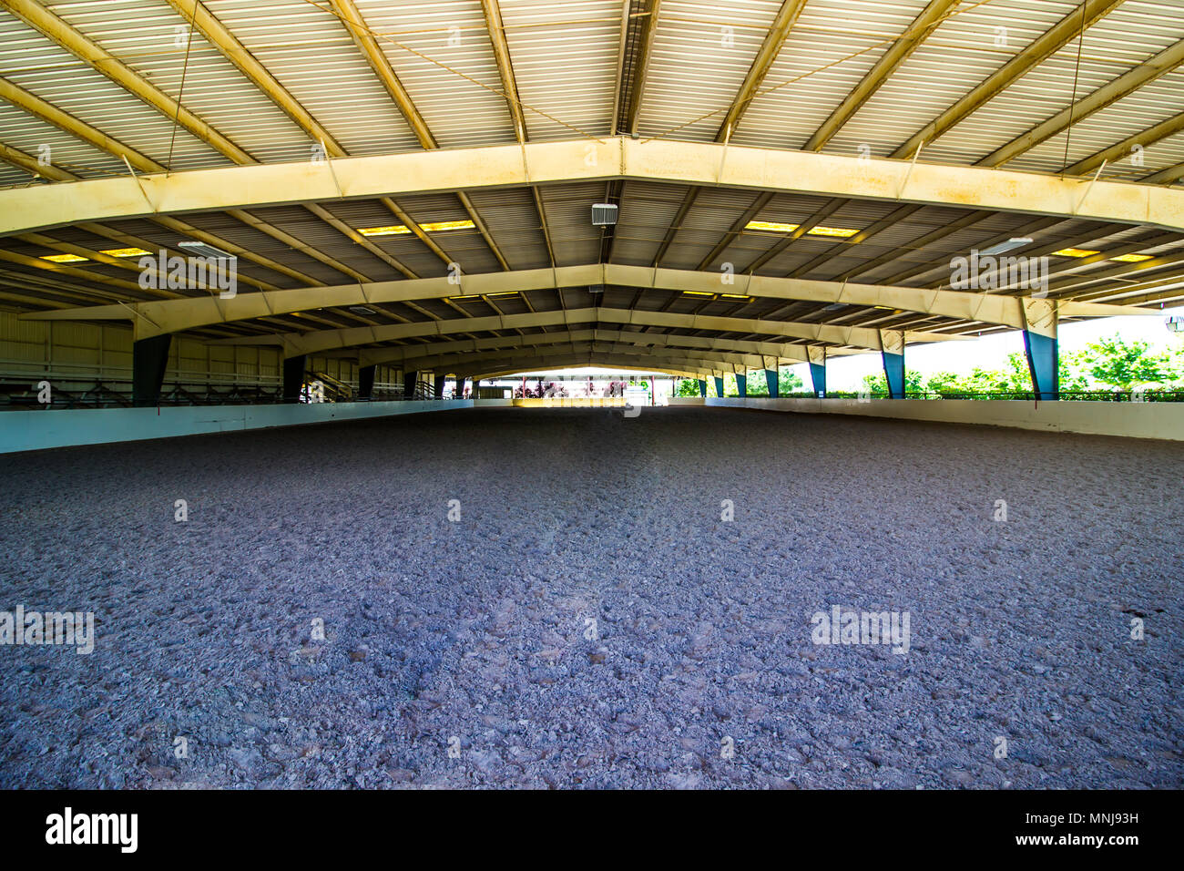 Equestrian Practice Facility Stock Photo - Alamy