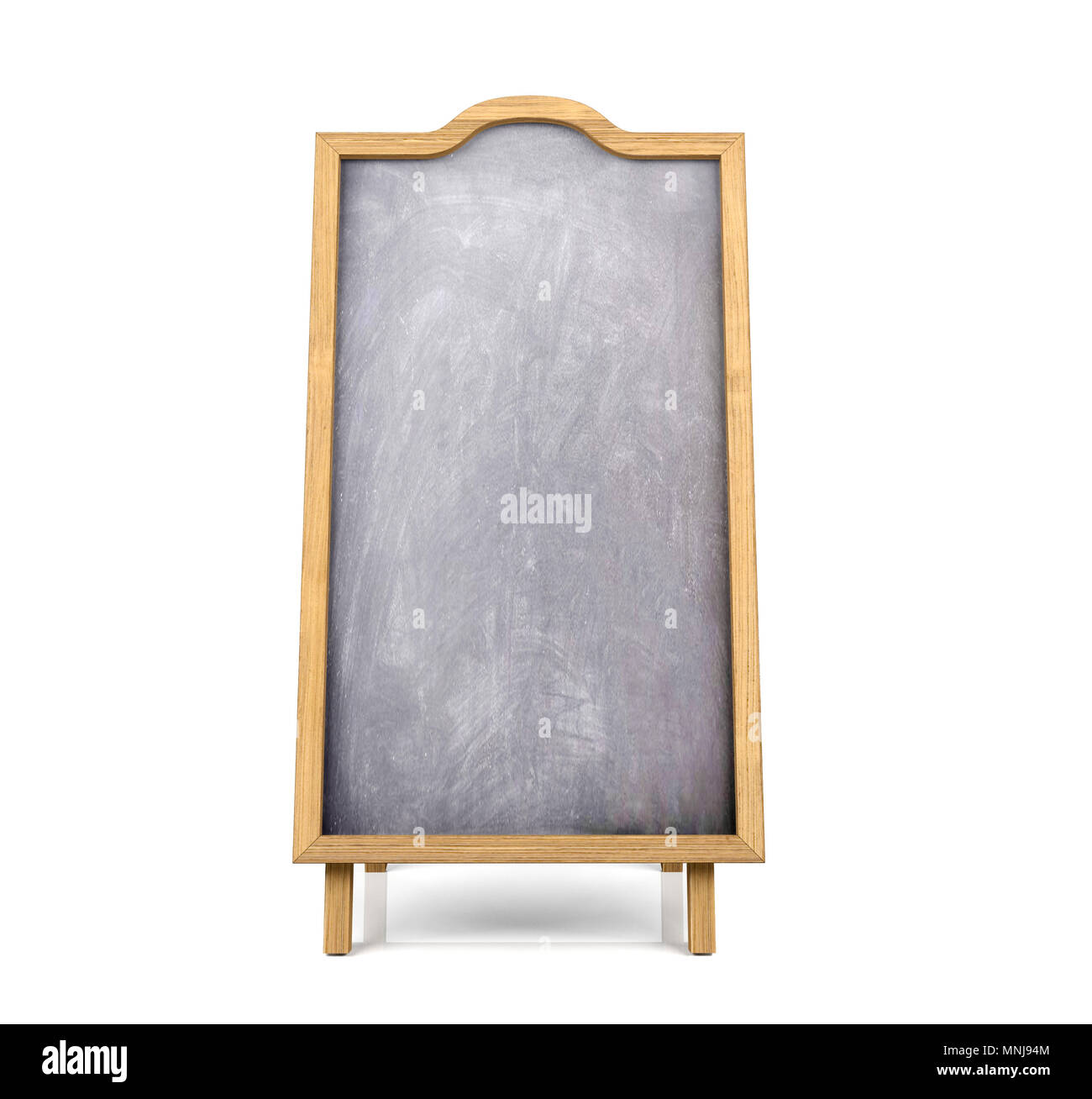 Blackboard menu isolated on white background Stock Photo - Alamy