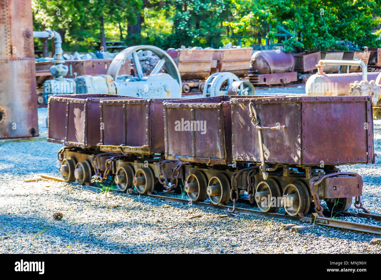 Ore carts hi-res stock photography and images - Alamy