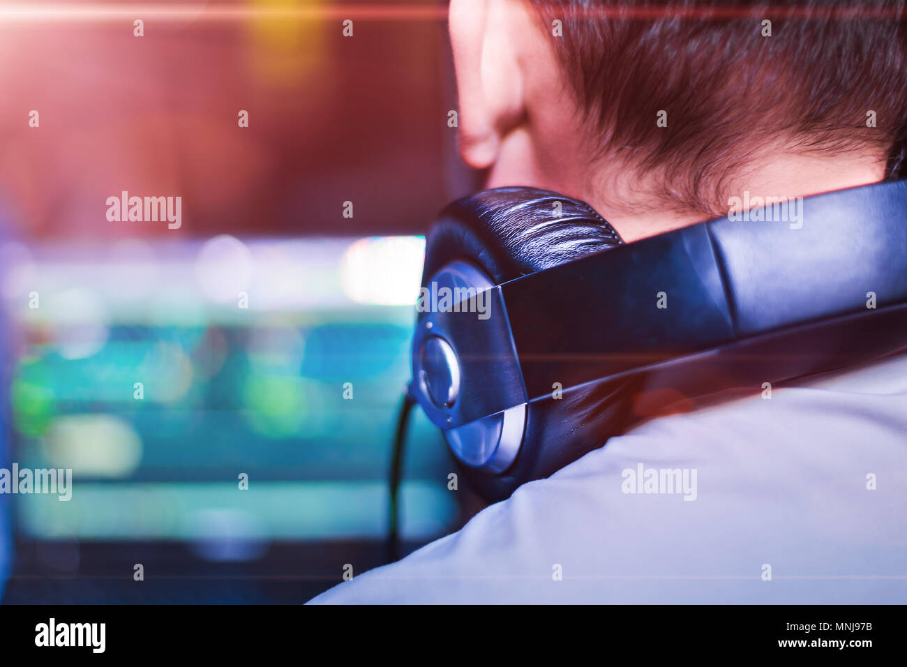 Dj head hi-res stock photography and images - Alamy