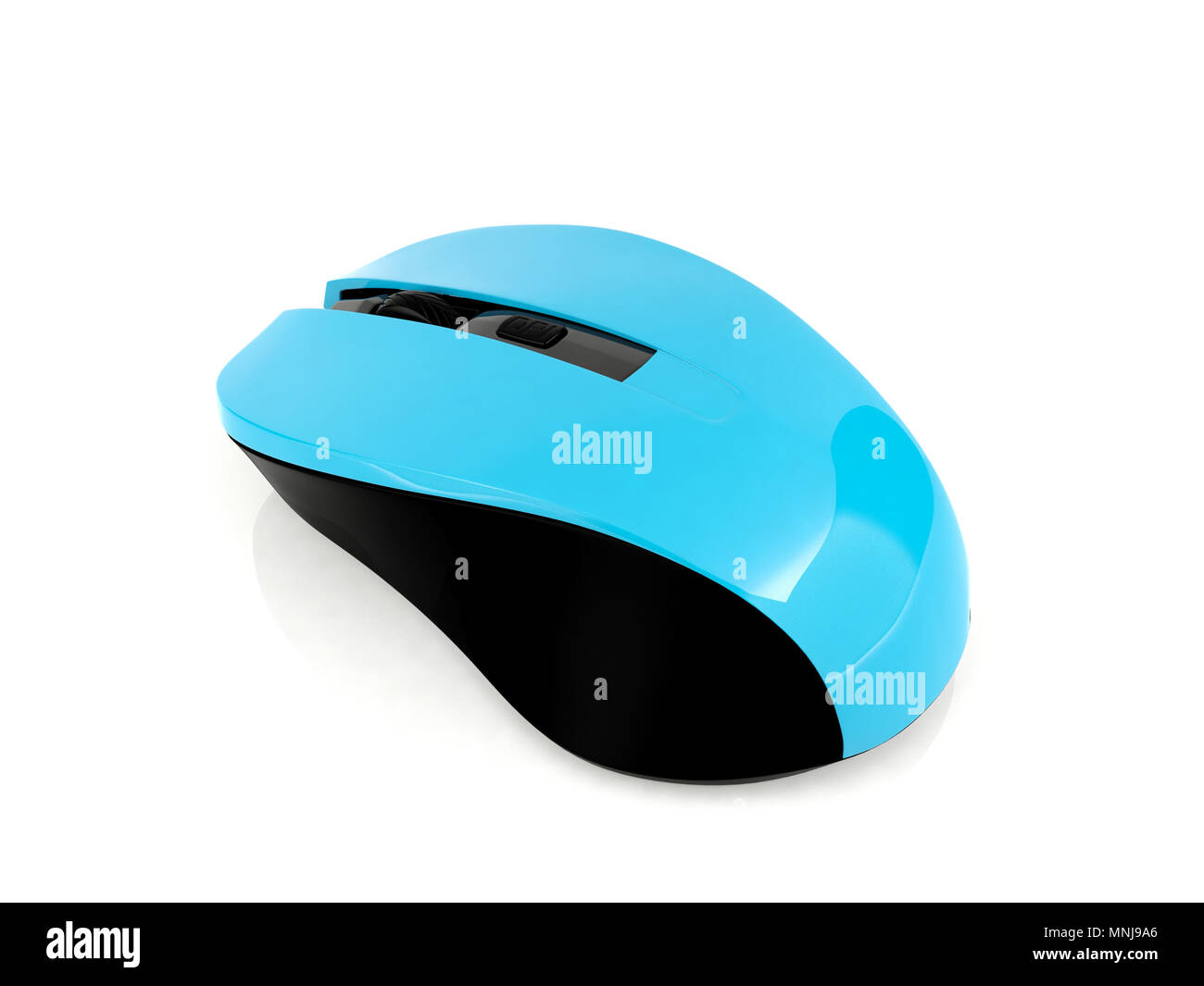 Wireless mouse isolated on white background Stock Photo - Alamy