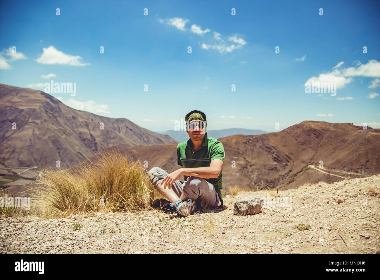 Man in the landscape hi-res stock photography and images - Alamy