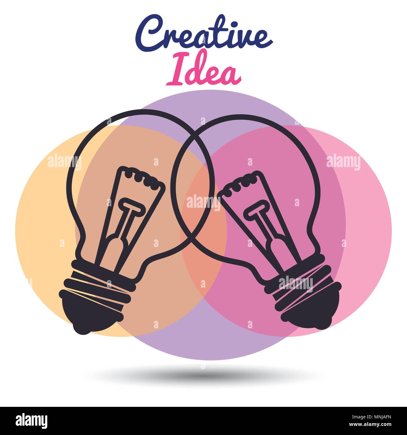 Creative bulbs ideas collection Cut Out Stock Images & Pictures - Alamy