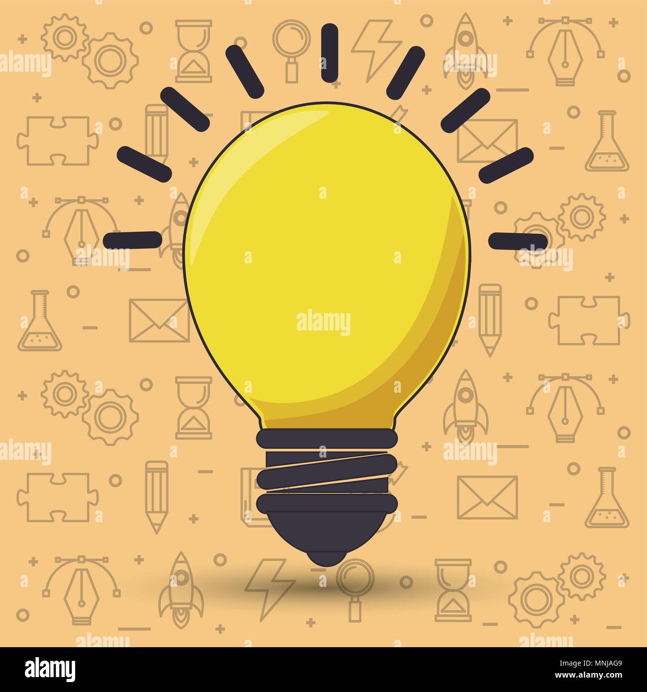 bulb creative ideas concept Stock Vector Image & Art - Alamy