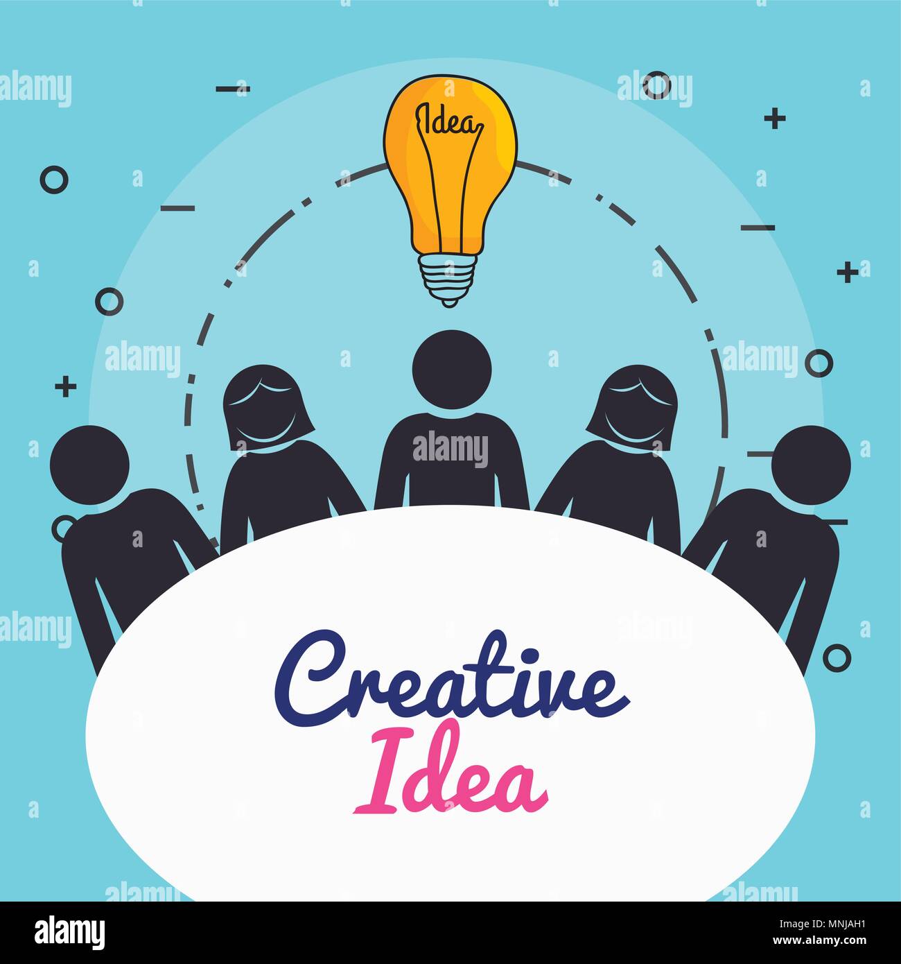 bulb creative ideas concept Stock Vector Image & Art - Alamy