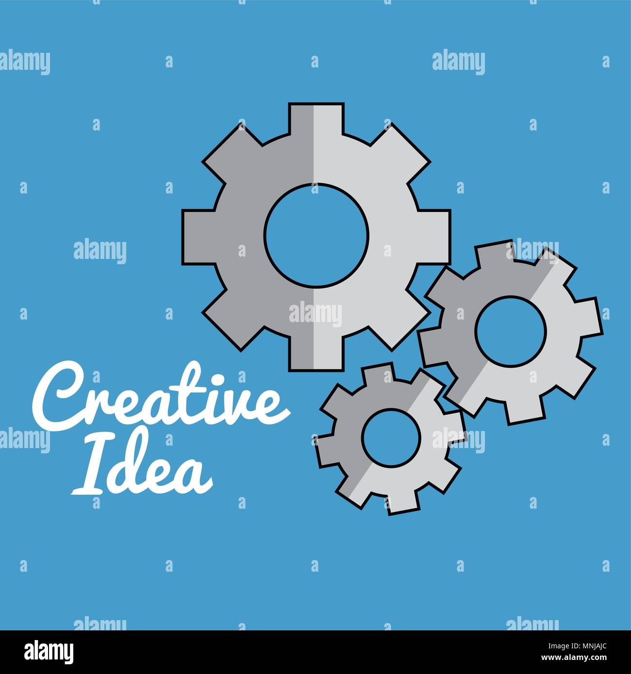 gears machine creative ideas Stock Vector Image & Art - Alamy