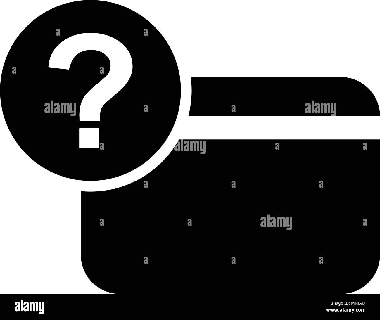 Unknown credit card, isolated on white background Stock Vector Image ...