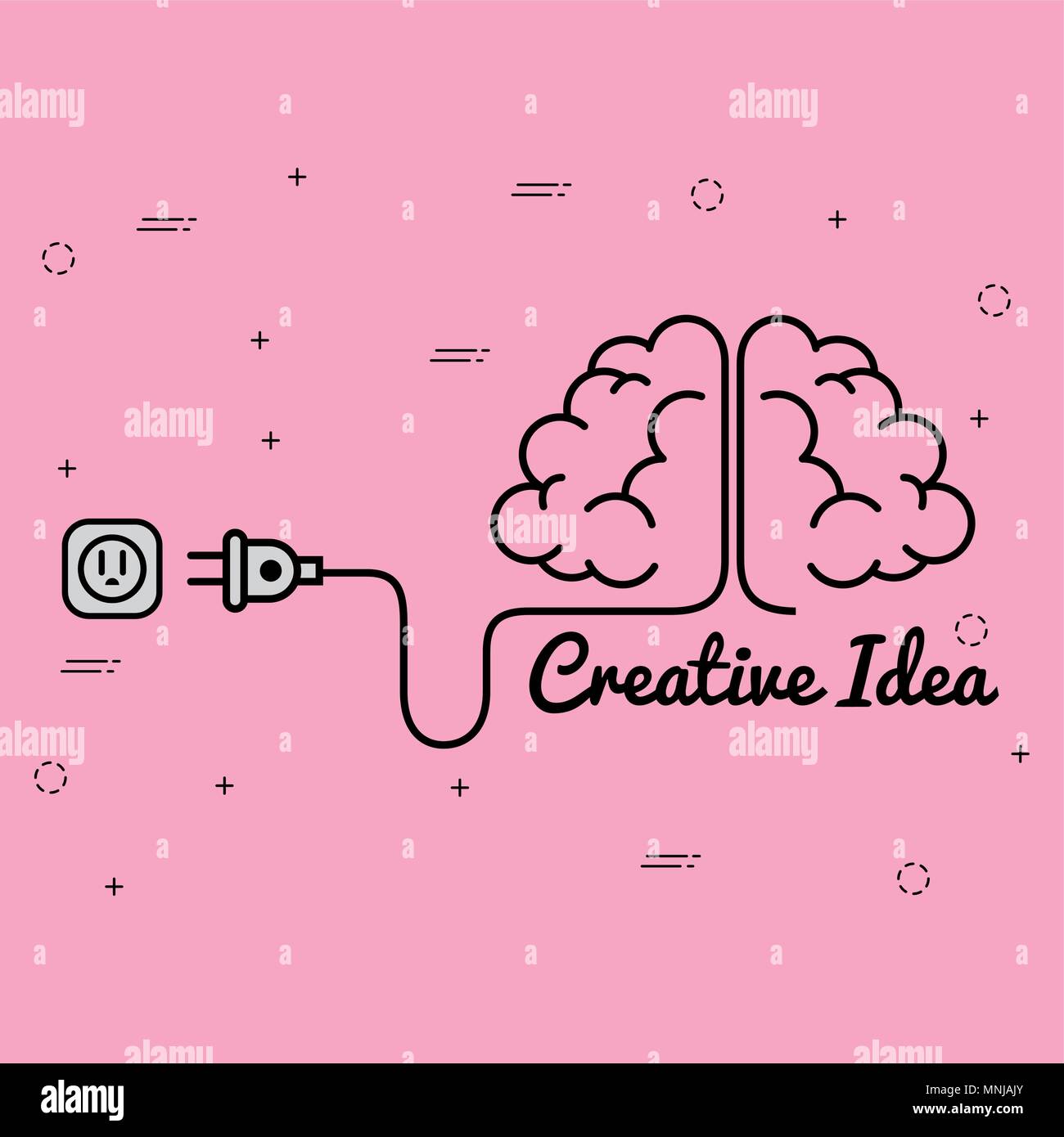 Creative Brain Idea Concept Stock Vector Image Art Alamy creative-brain-idea-concept-stock-vector-image-art-alamy