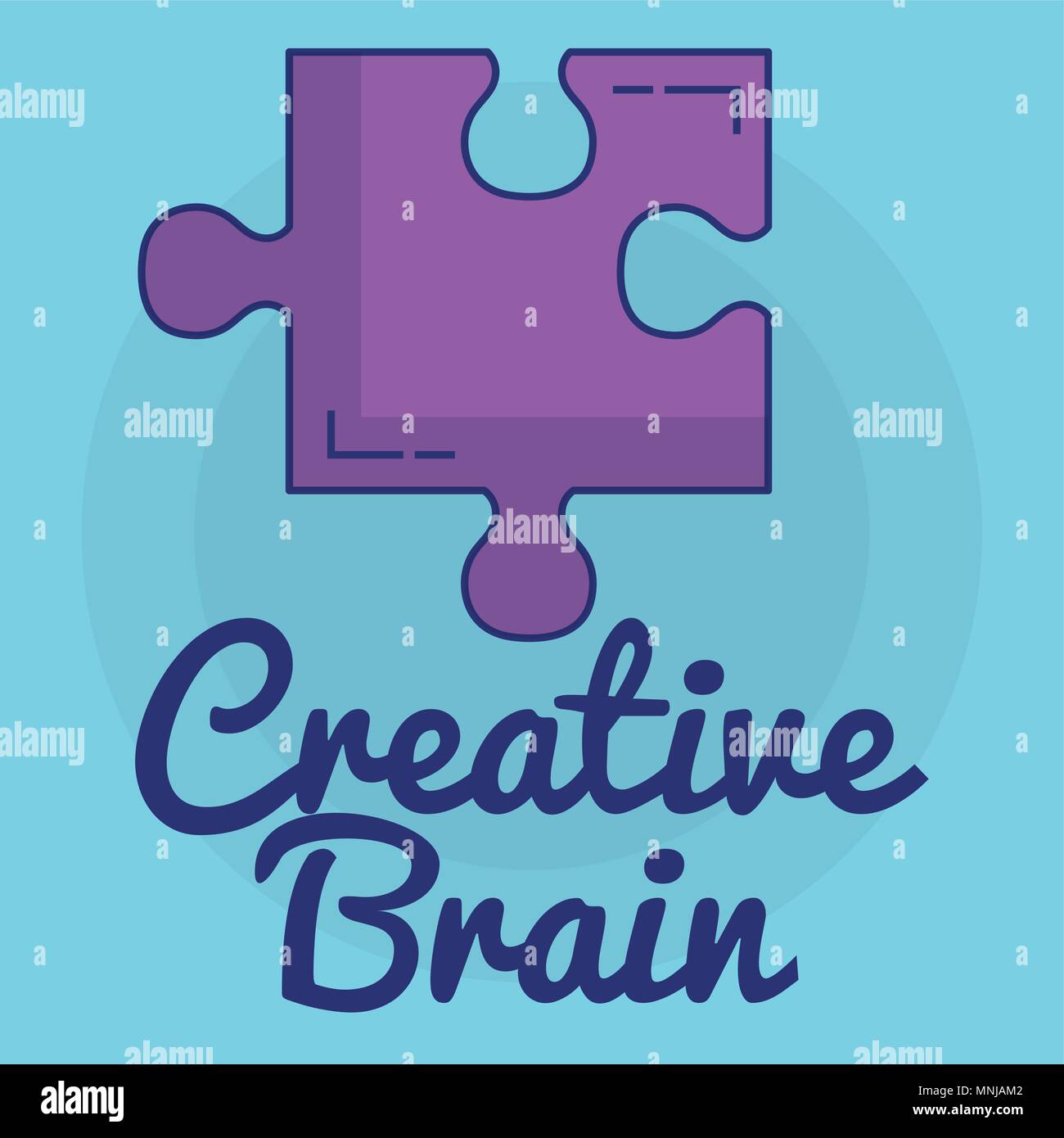 puzzle piece creative ideas Stock Vector Image & Art - Alamy