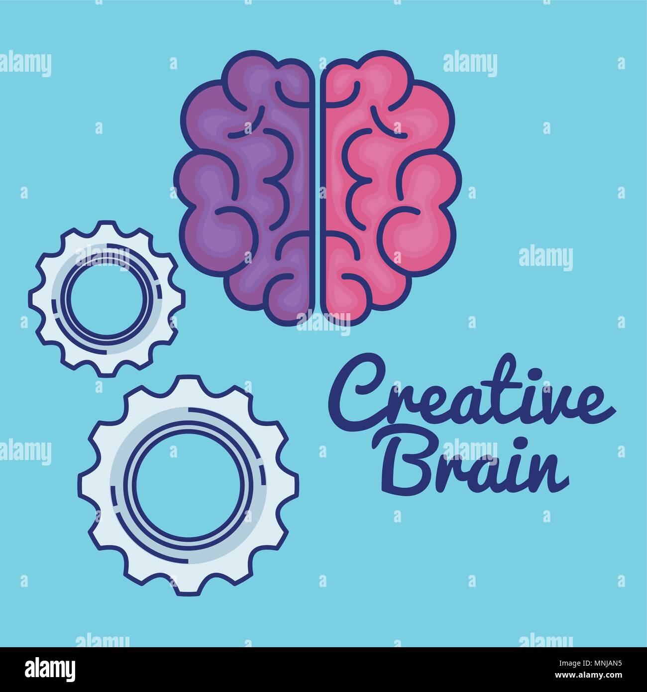 creative brain idea concept Stock Vector Image & Art - Alamy