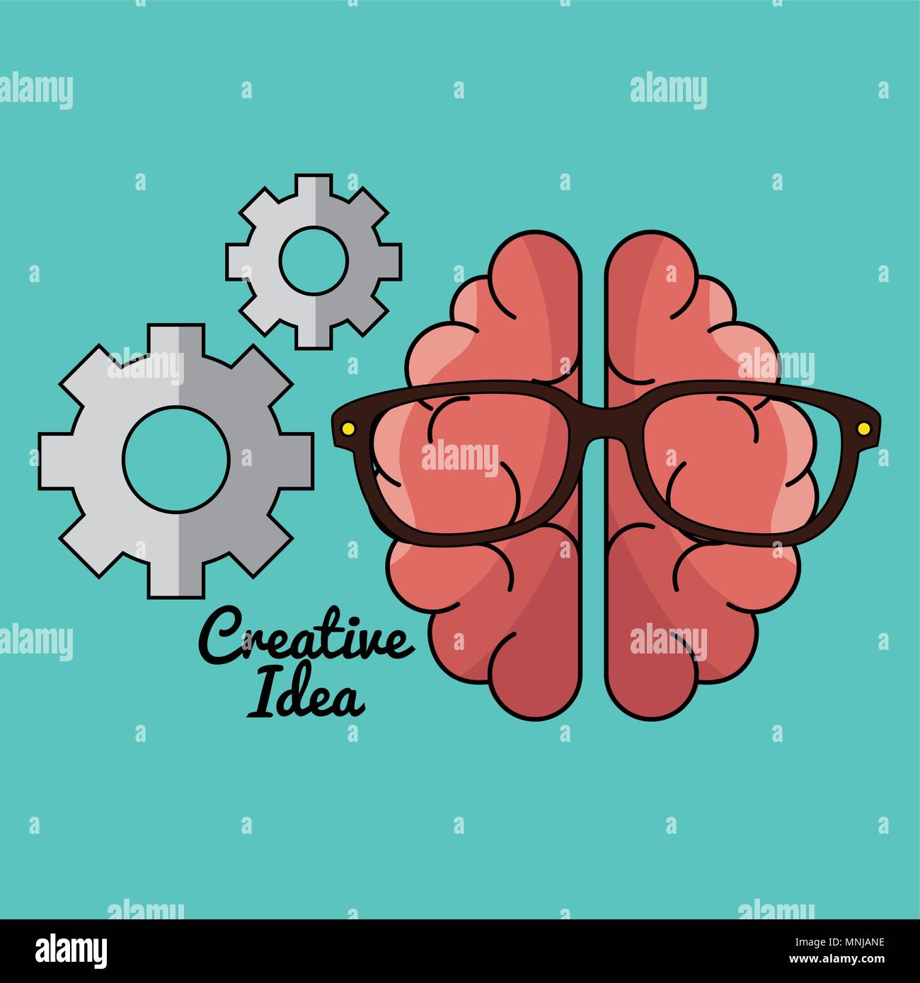 creative brain idea concept Stock Vector Image & Art - Alamy