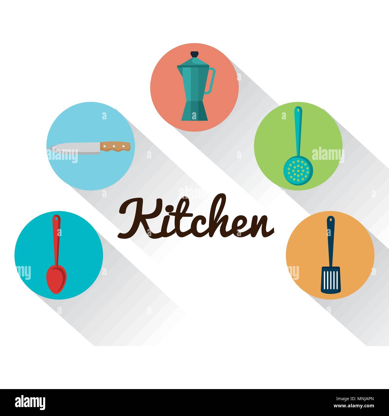 kitchen utensils equipment icons Stock Vector Image & Art - Alamy