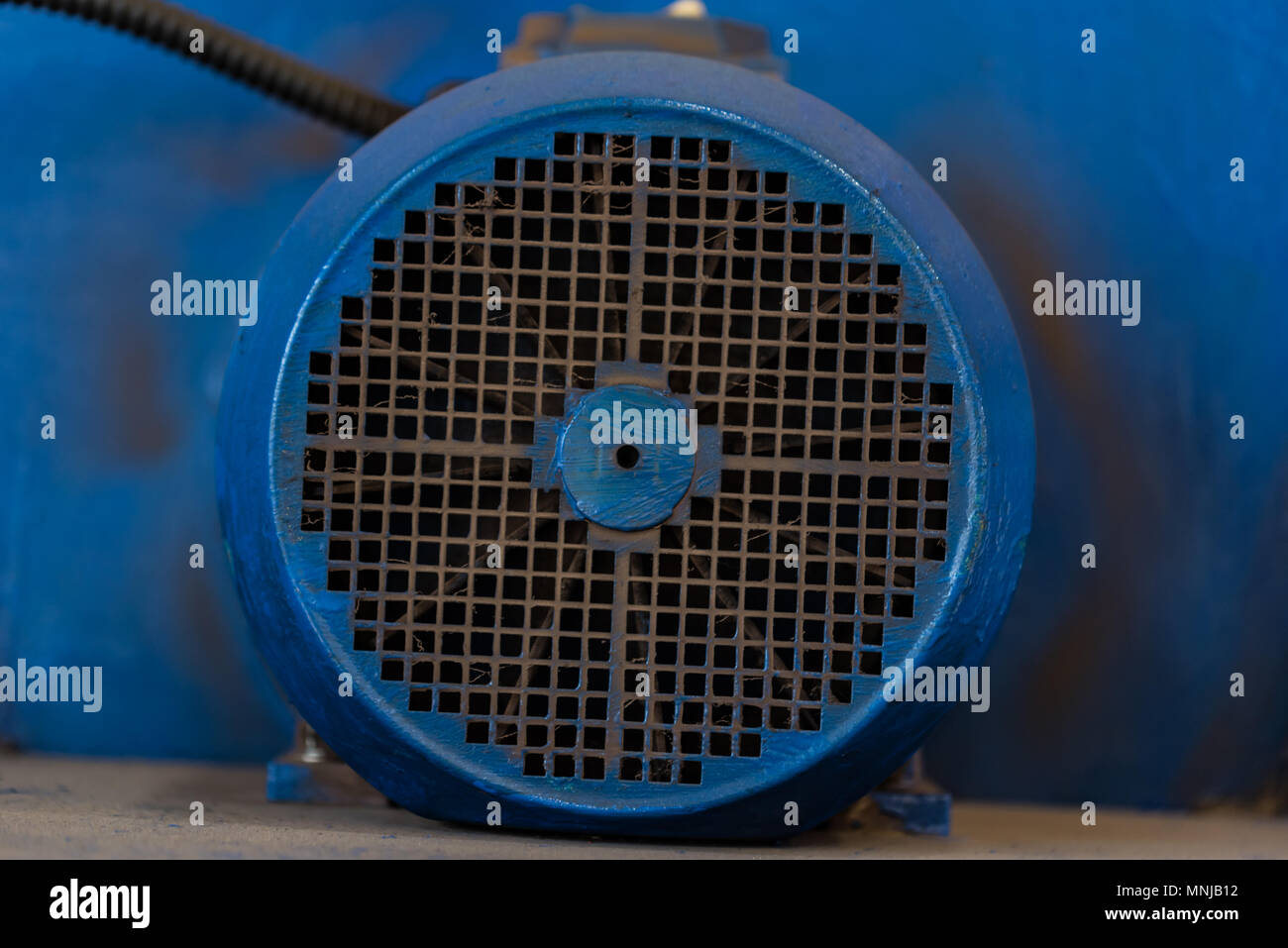 Blue electric motor hi-res stock photography and images - Alamy