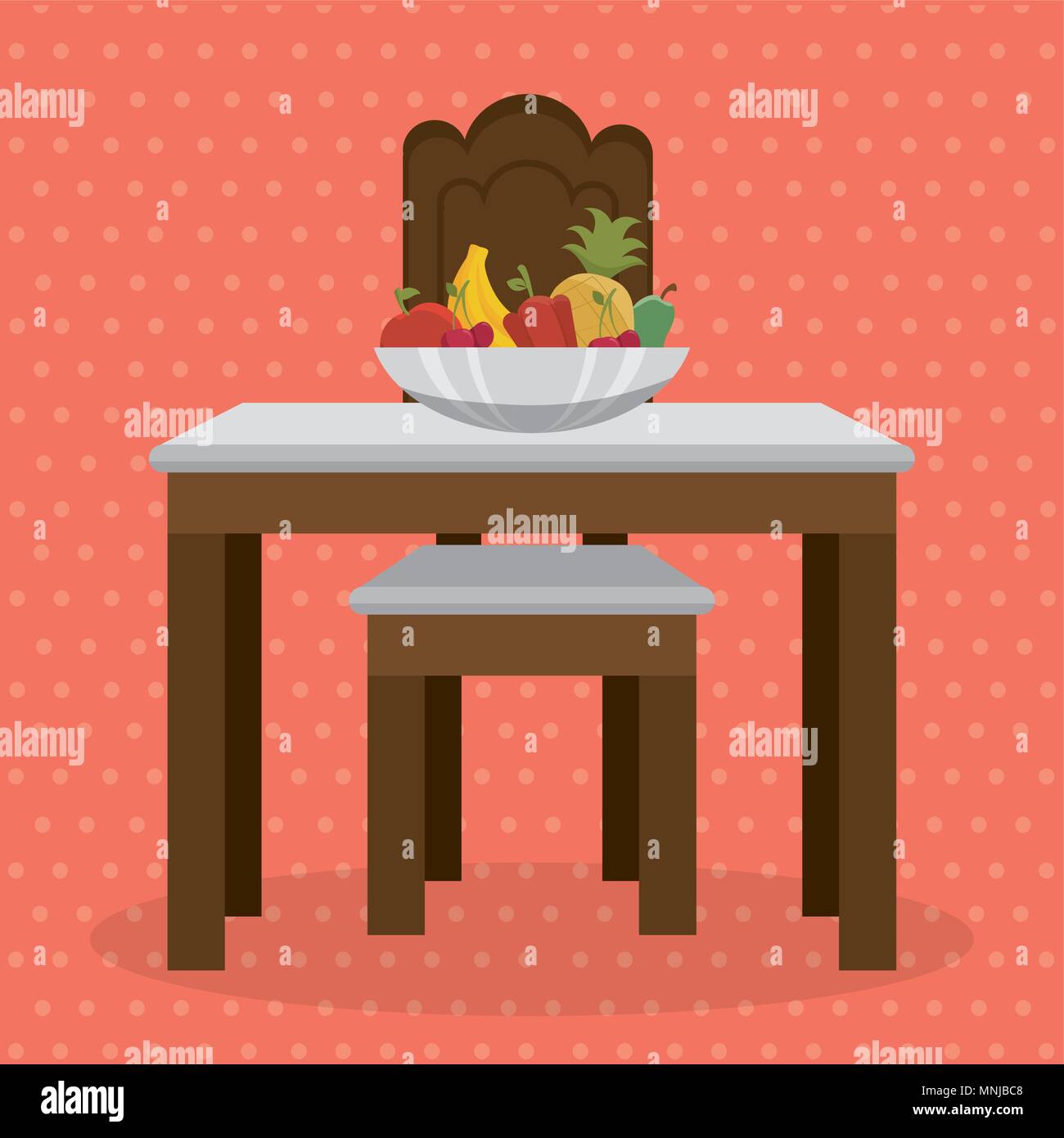 Fruits house Stock Vector Images - Alamy