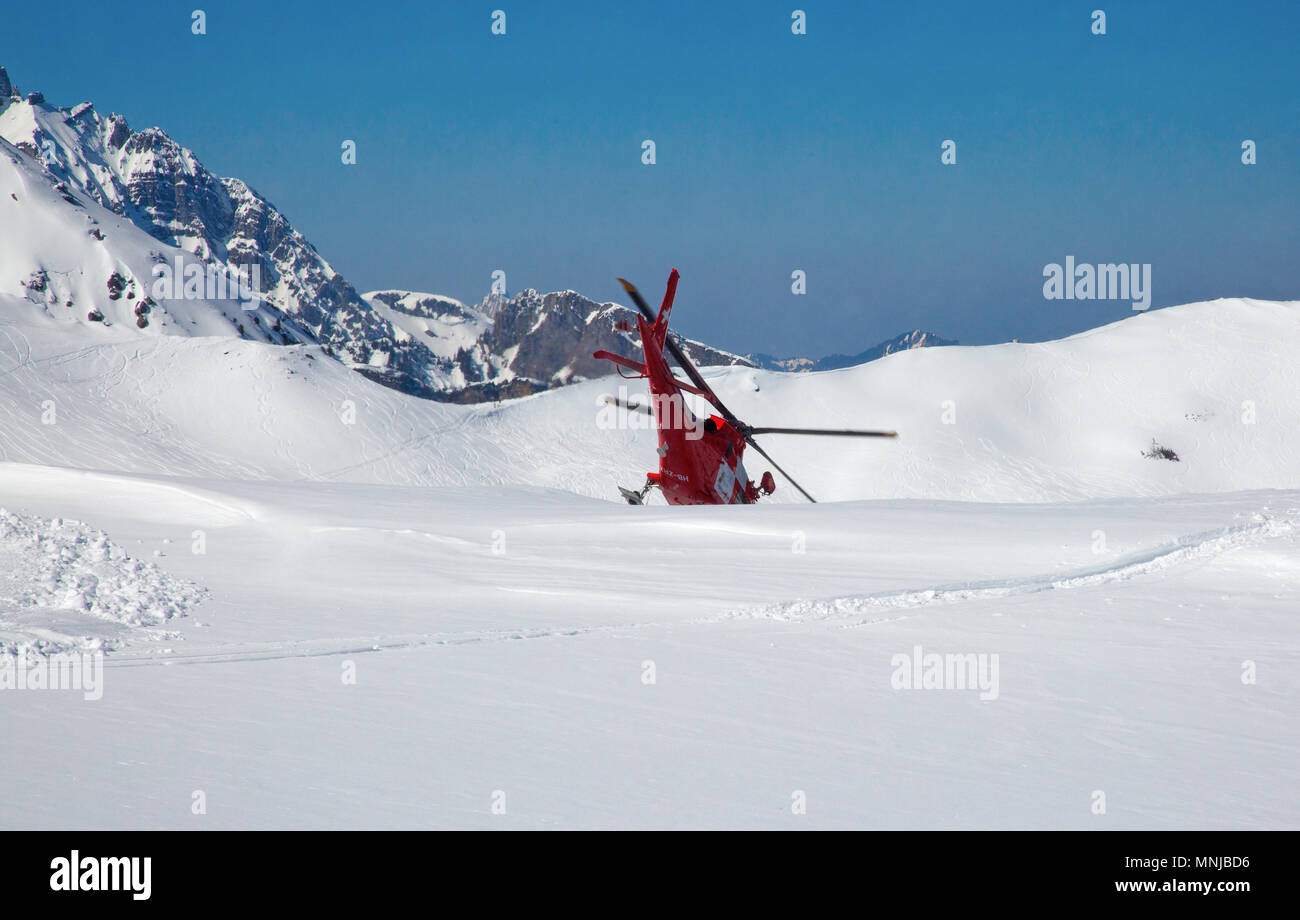 Swiss air rescue rega helicopter hi-res stock photography and images ...