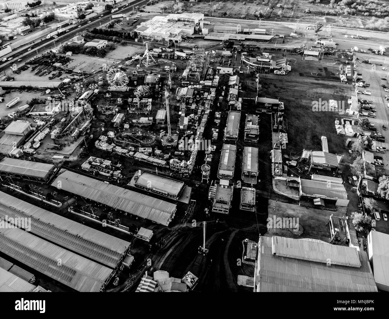 Arena de rodeo Black and White Stock Photos & Images - Alamy