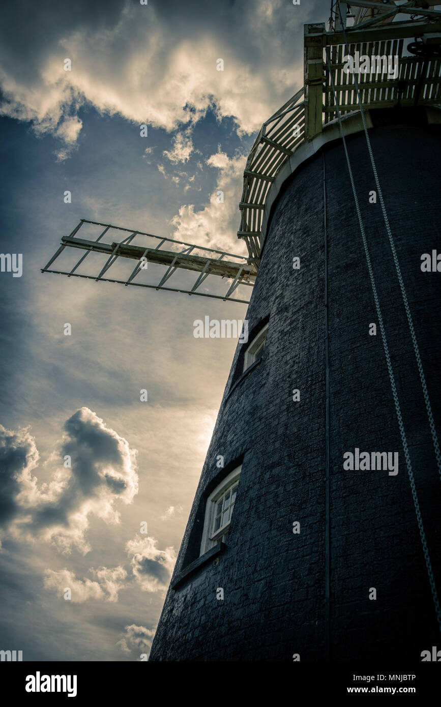 Pakenham Windmill, Suffolk UK Stock Photo - Alamy