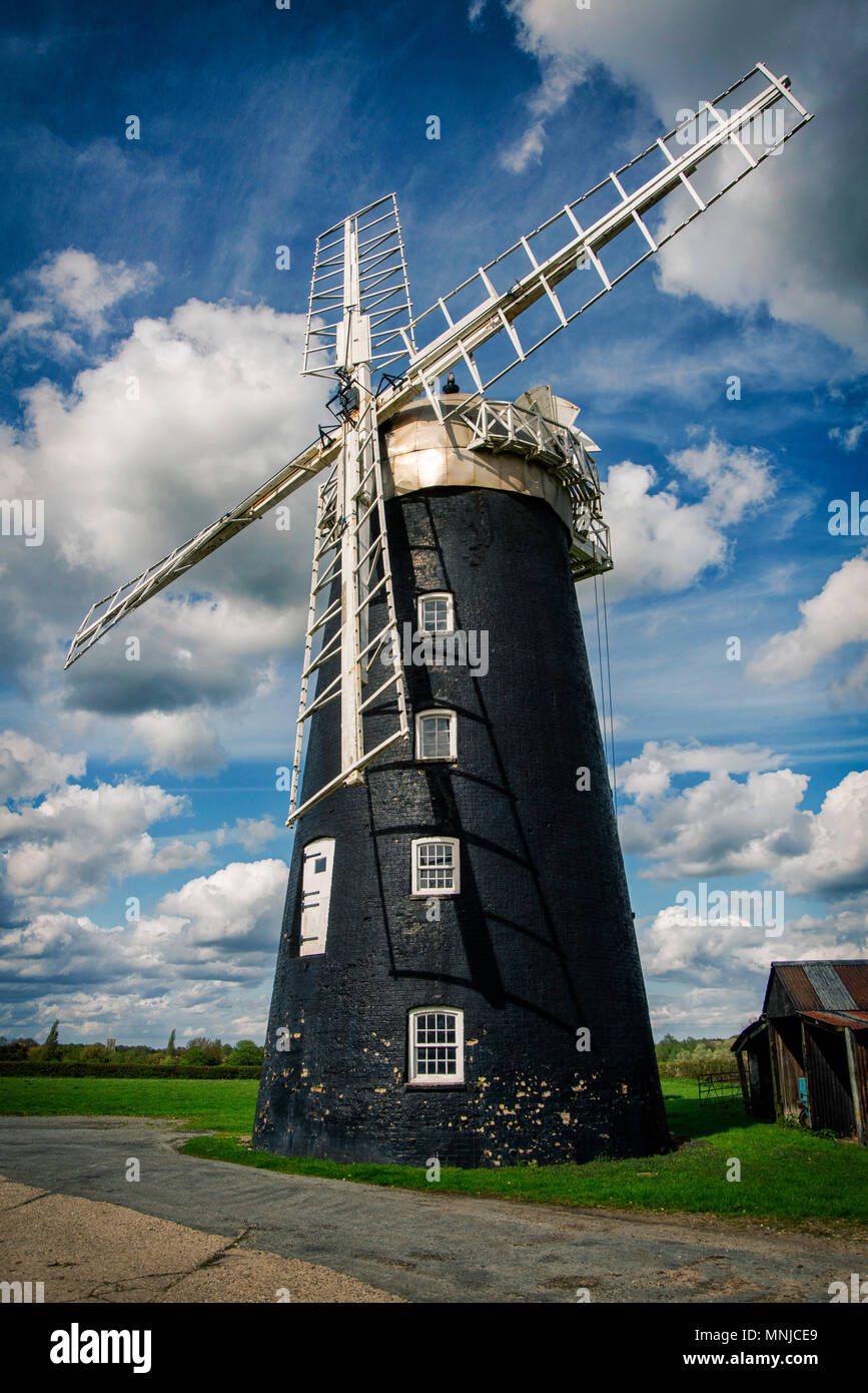 Pakenham Windmill, Suffolk UK Stock Photo - Alamy