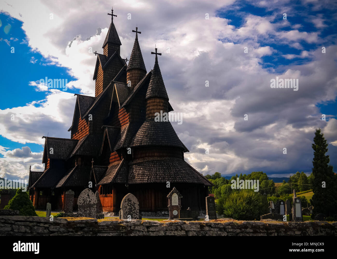 Heddal Stave Church, Norways largest stave church, Notodden ...
