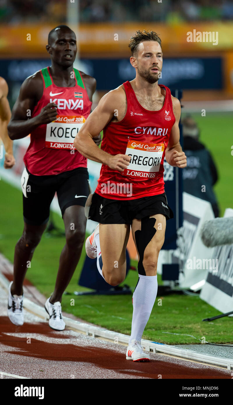 Men's Decathlon 1500m-Commonwealth Games 2018 Stock Photo - Alamy