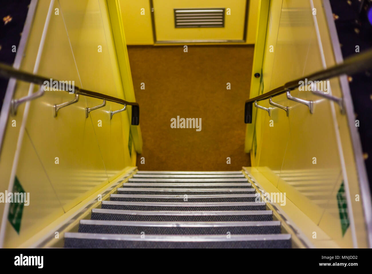 Ship interior staircase hi-res stock photography and images - Alamy