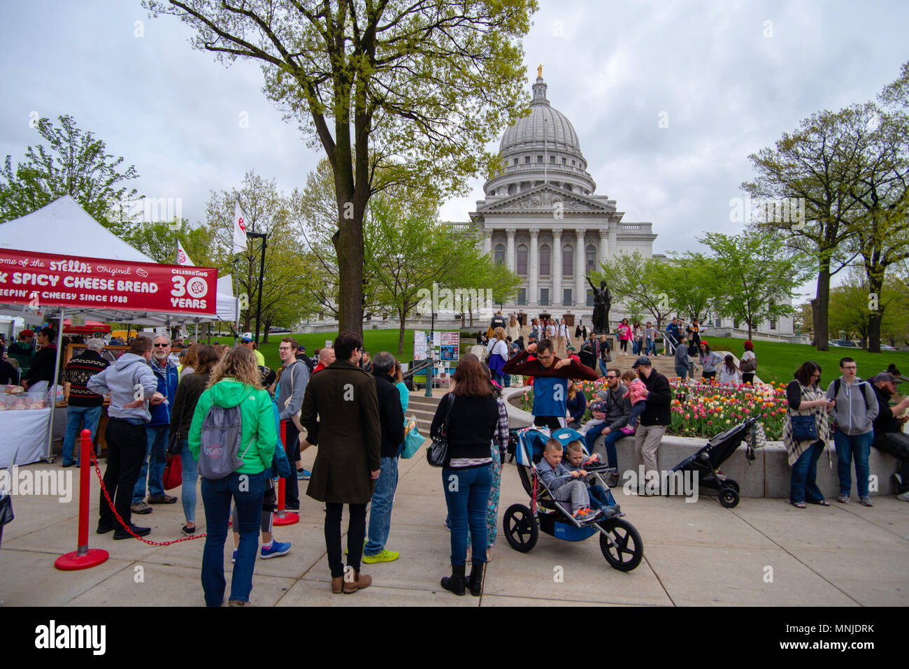 Photograph from the Madison, Wisconsin Saturday morning Farmers Market ...