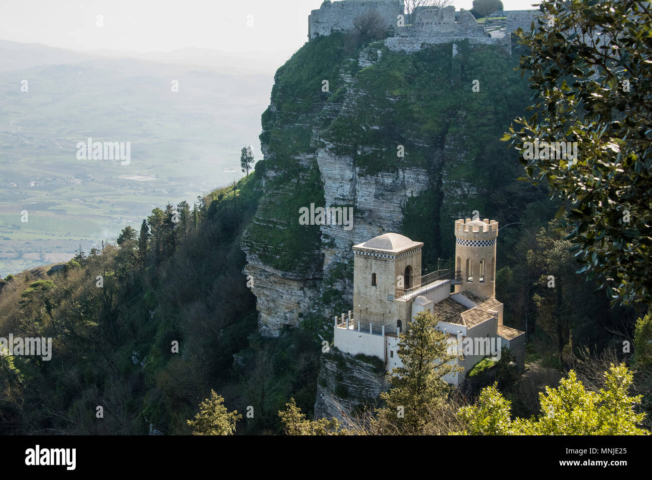 Torretta pepoli erice view hi-res stock photography and images - Alamy