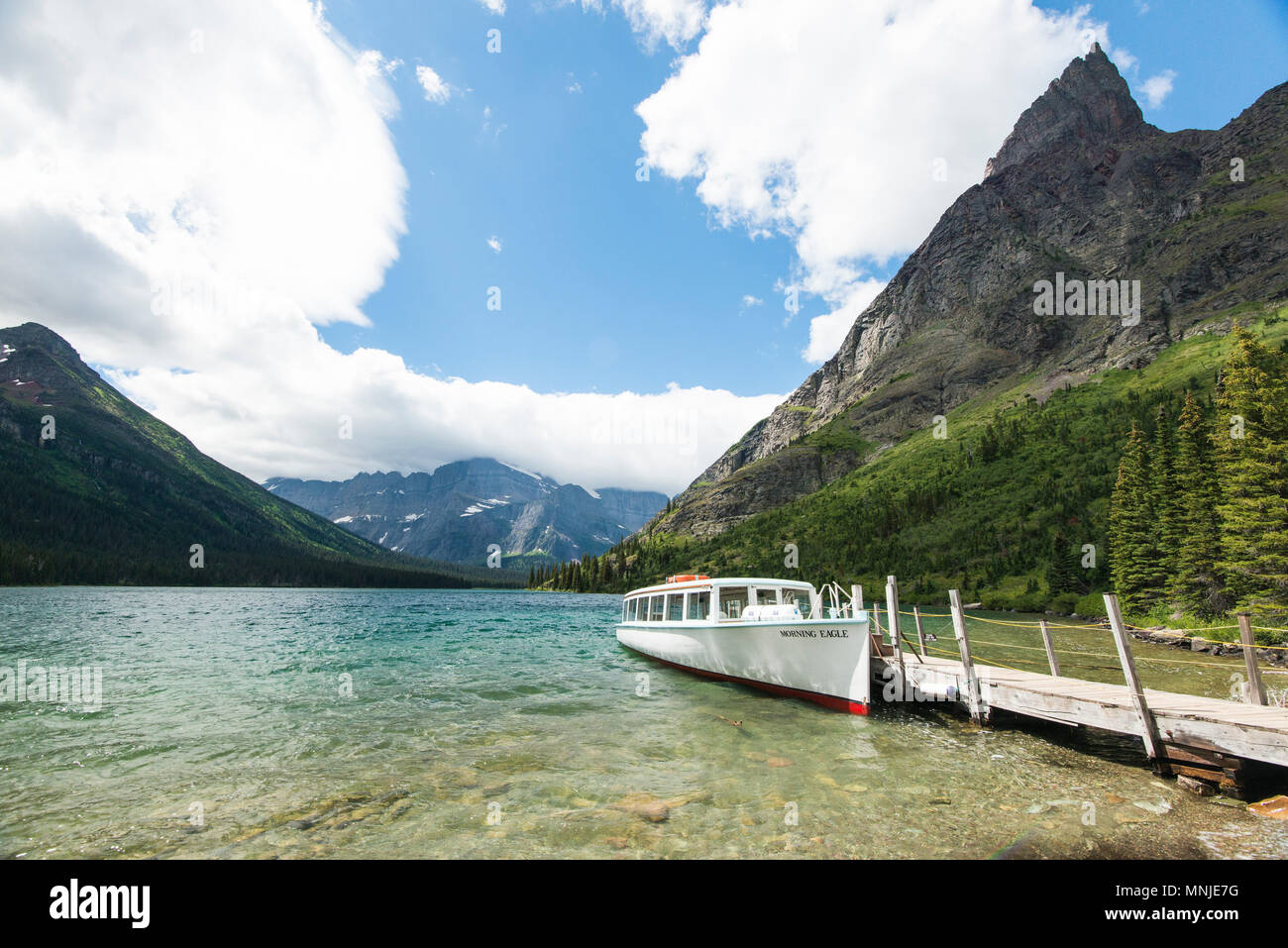 Josephine lake in glacier national park hi-res stock photography and ...