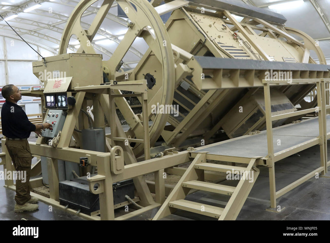 CAMP BUEHRING, Kuwait – Jimmy Lindsey, technical trainer for the Egress ...