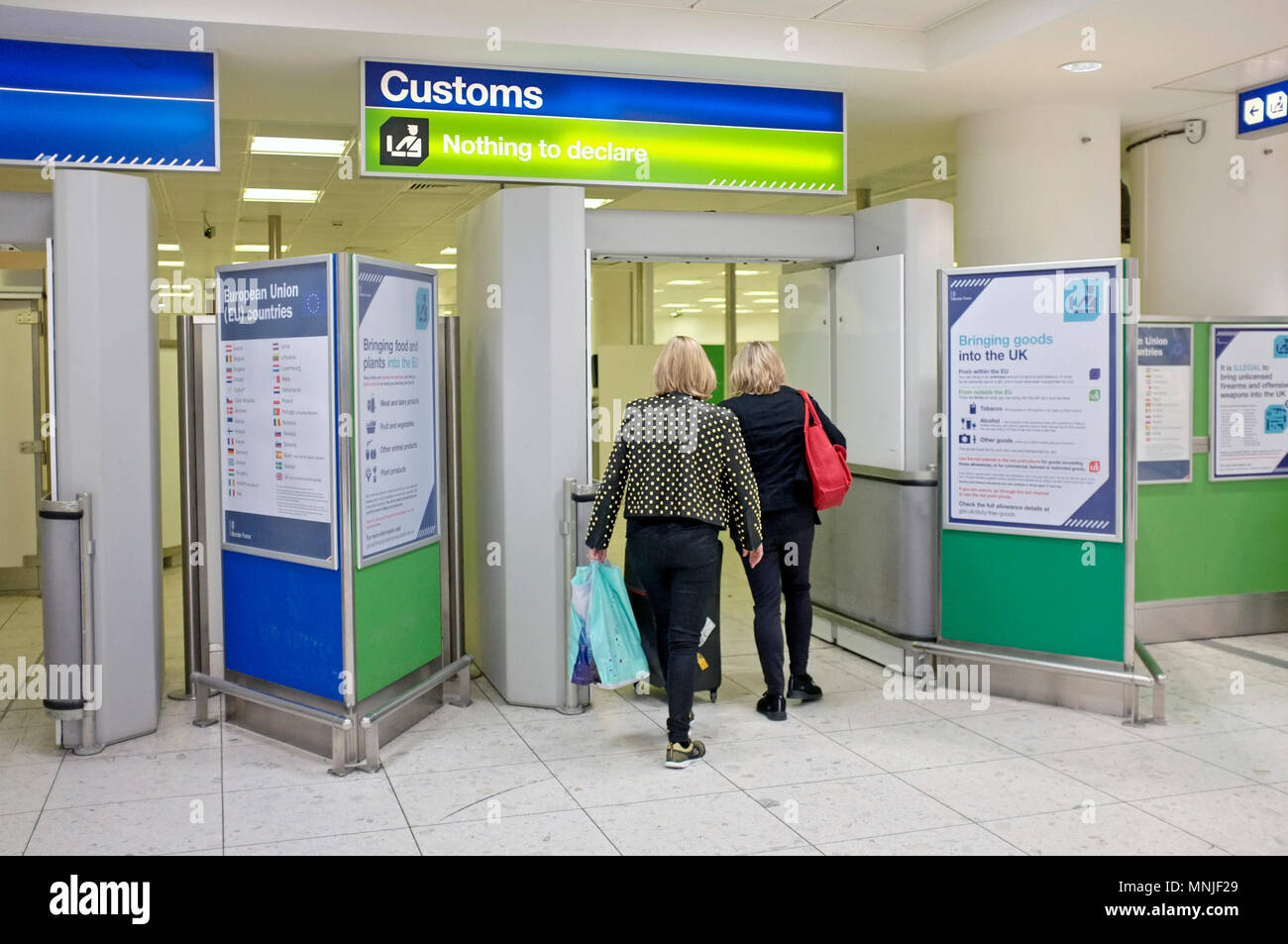 Nothing to declare hi-res stock photography and images - Alamy