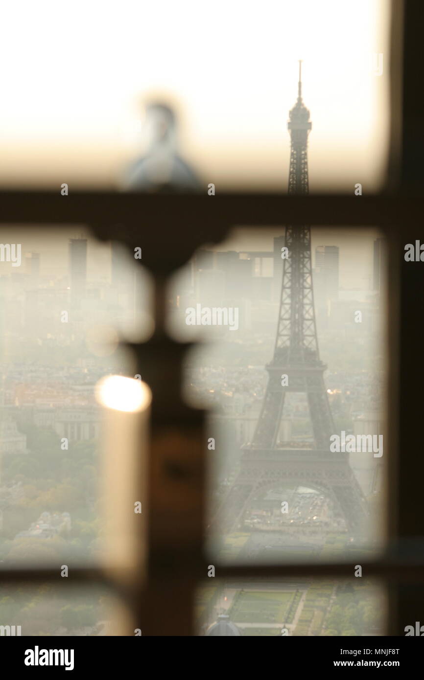 Eiffel tower through window hi-res stock photography and images - Alamy