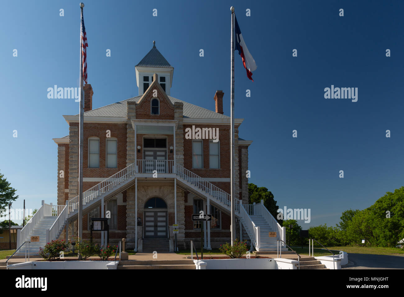 Historic Grimes County Courthouse in Anderson Texas Stock Photo - Alamy