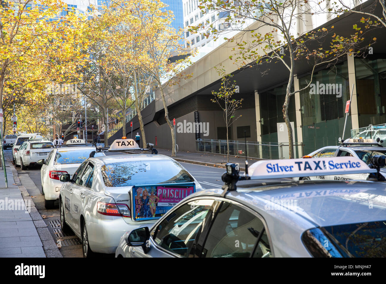 _ australia taxis taxi rank hi-res stock photography and images - Alamy