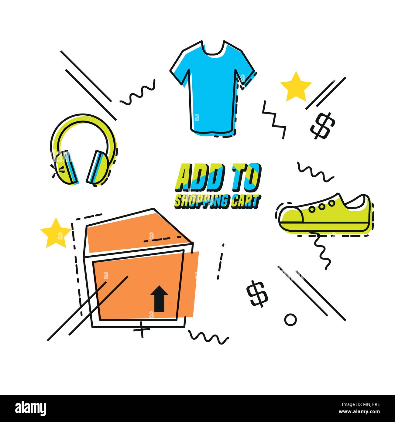 Pop up shopping center Stock Vector Images - Alamy