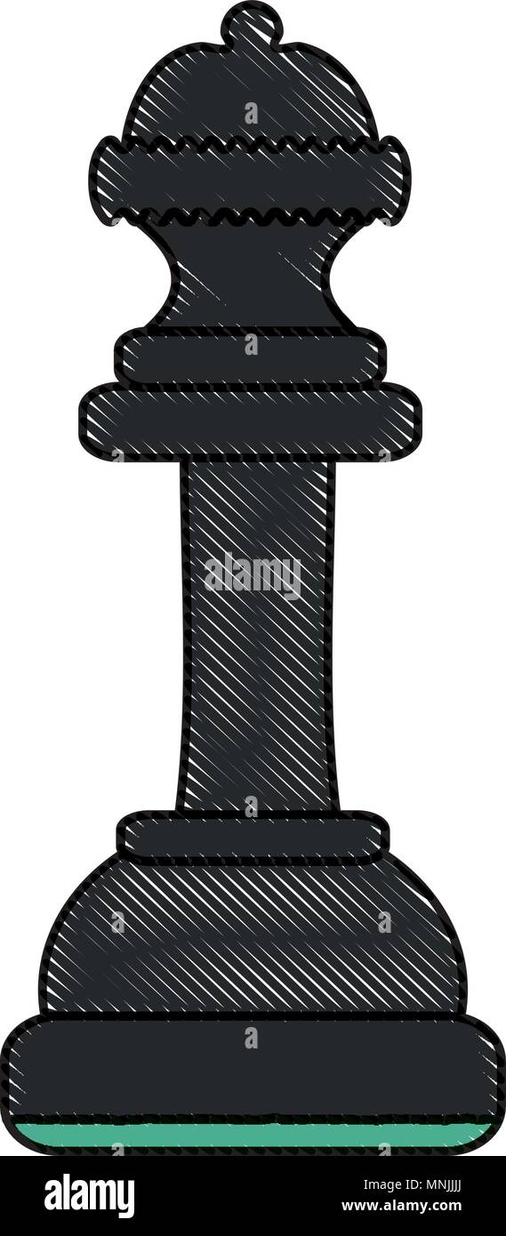 queen chess piece over white background. vector illustration Stock ...