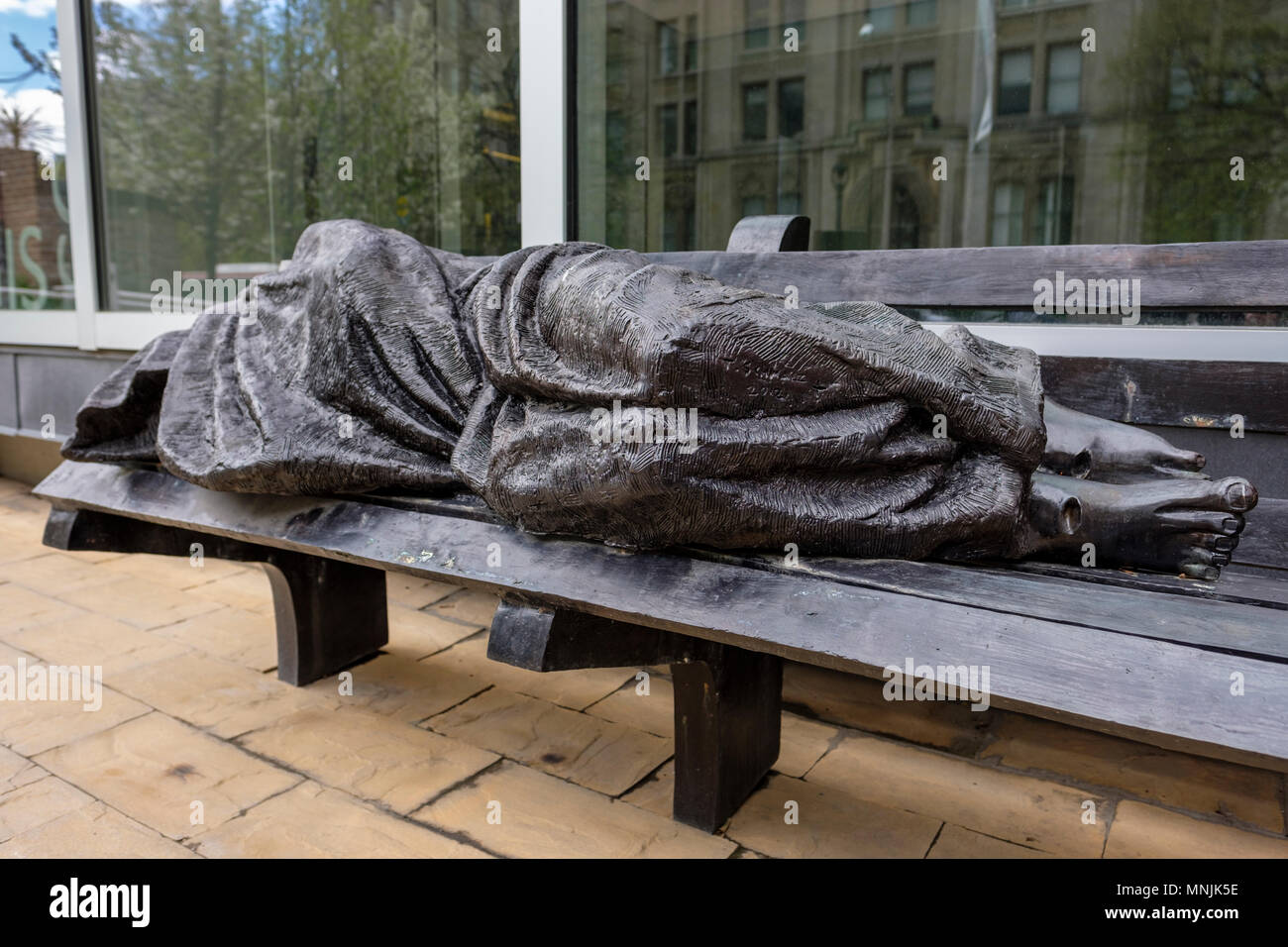 Housing crisis, Homeless Jesus, or Jesus the Homeless statue, Canadian ...