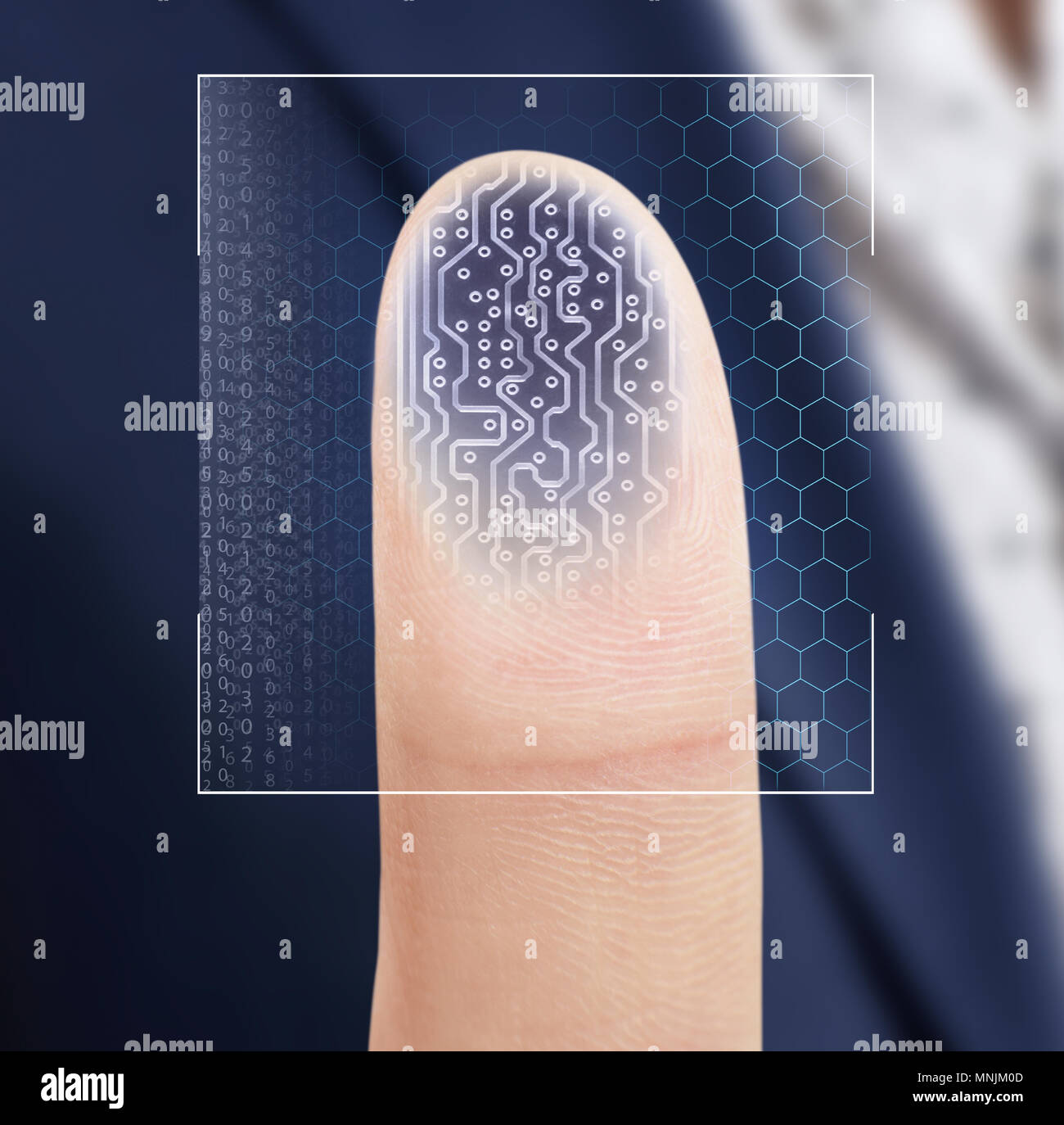Microchip finger hi-res stock photography and images - Alamy