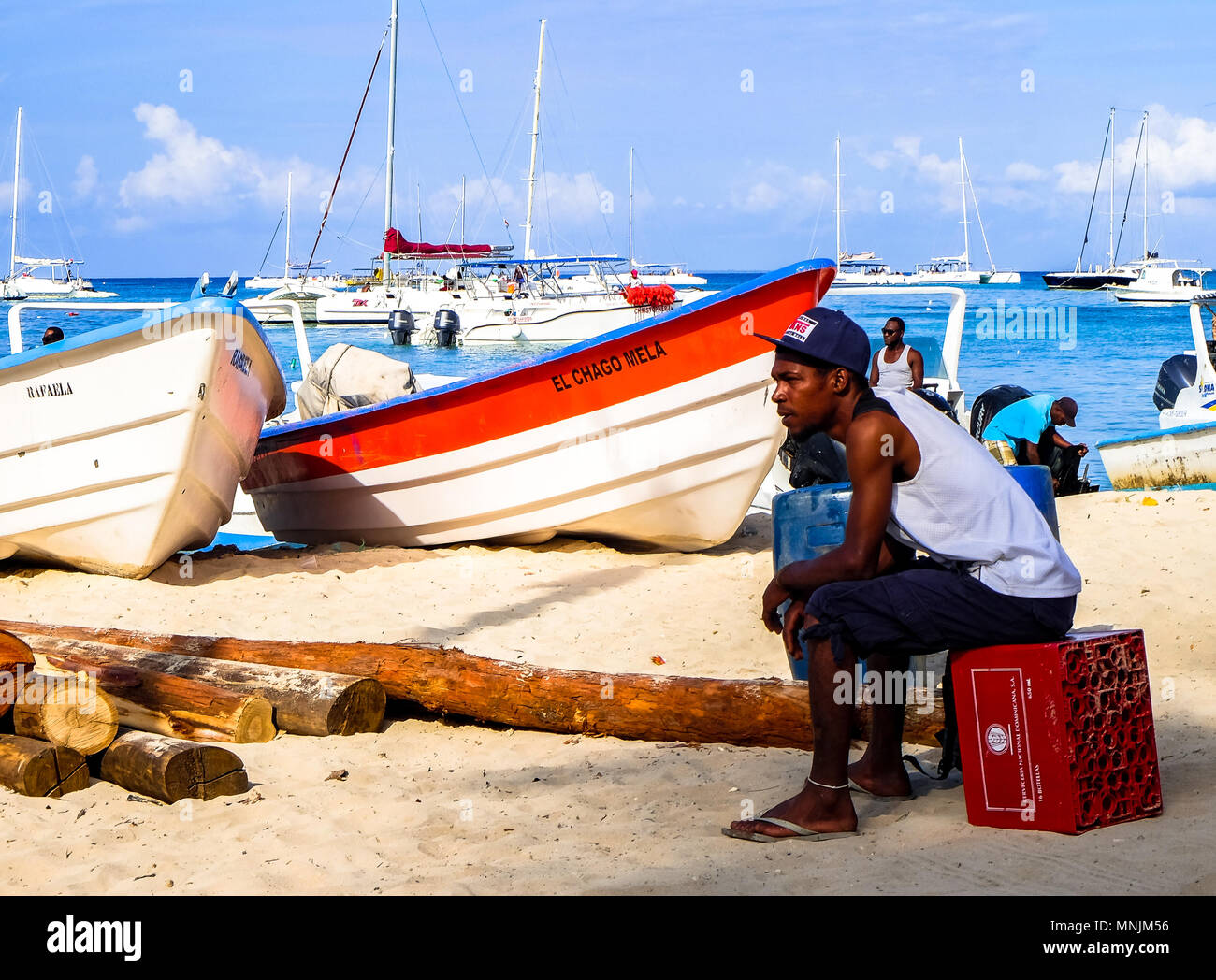 People of the Caribbean, Dominican Republic Stock Photo - Alamy