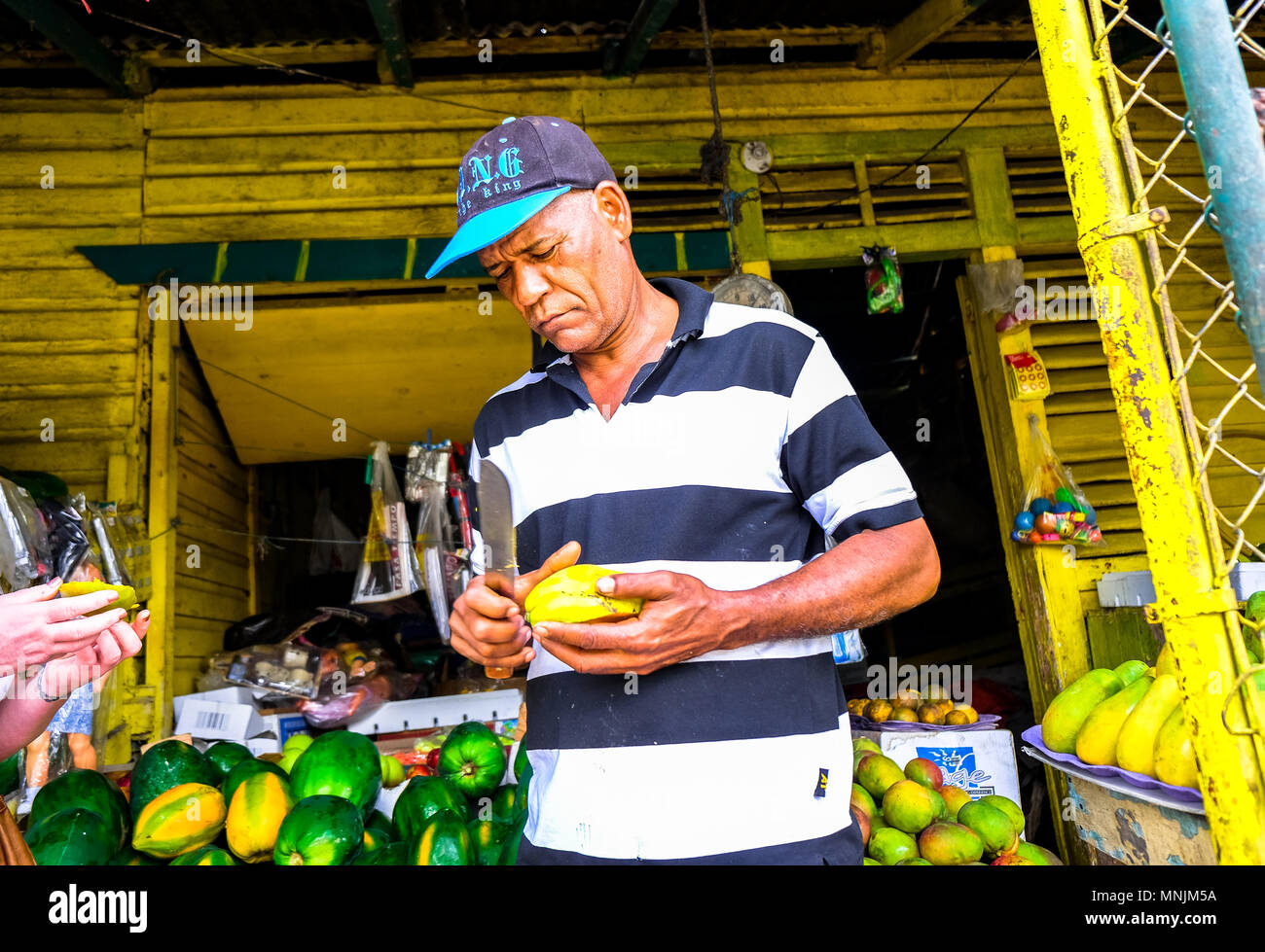 People of the Caribbean, Dominican Republic Stock Photo - Alamy
