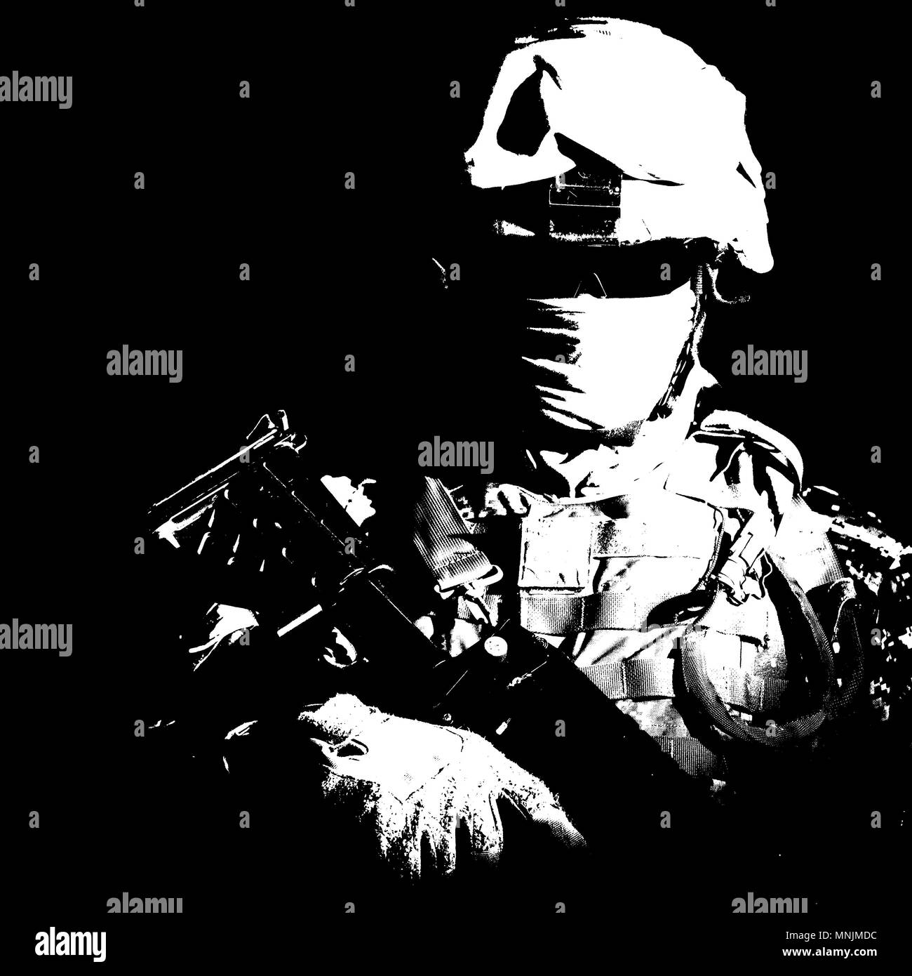 High contrast portrait hi-res stock photography and images - Alamy