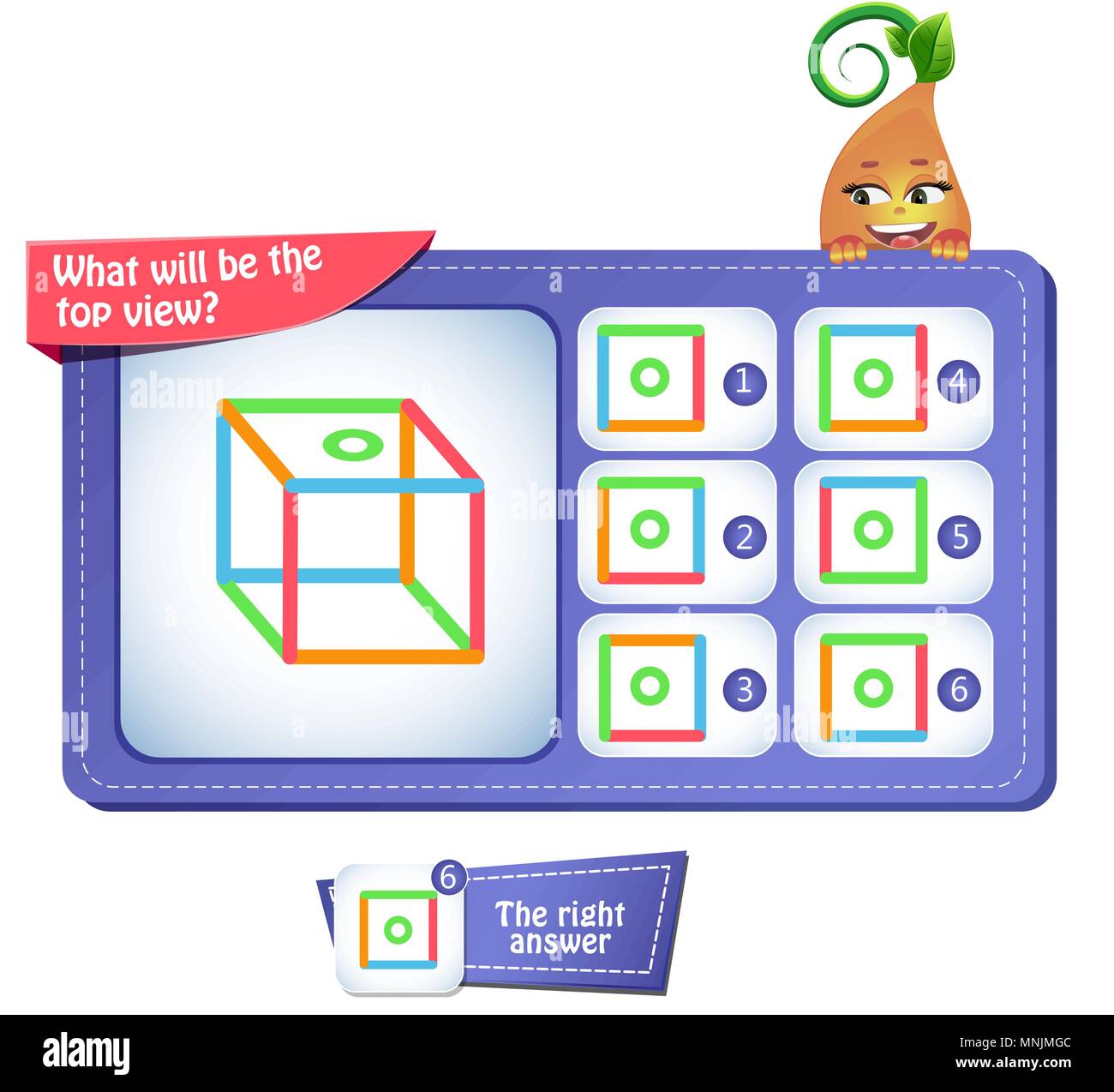 educational game for kids, puzzle. development of spatial thinking in ...