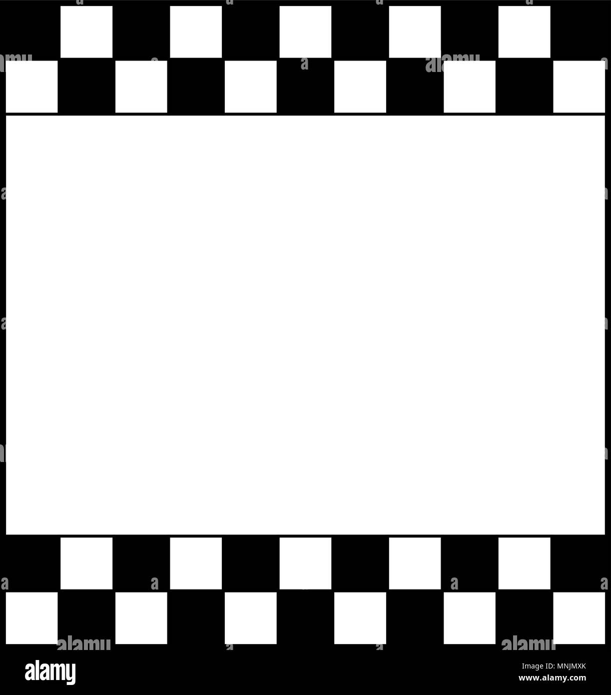 checkered chess board with white space for text Stock Vector Image ...