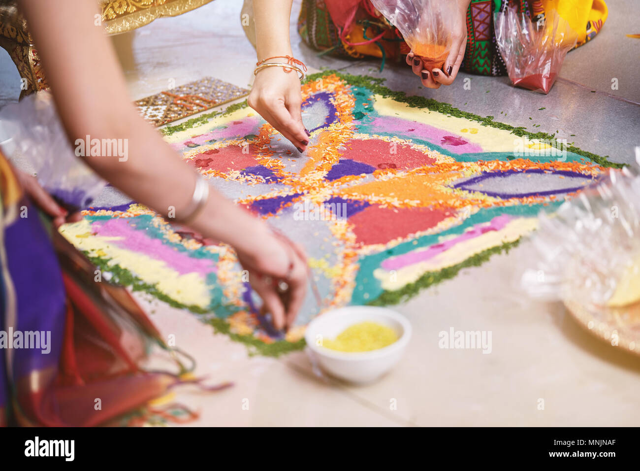 Indian flour design hi-res stock photography and images - Alamy