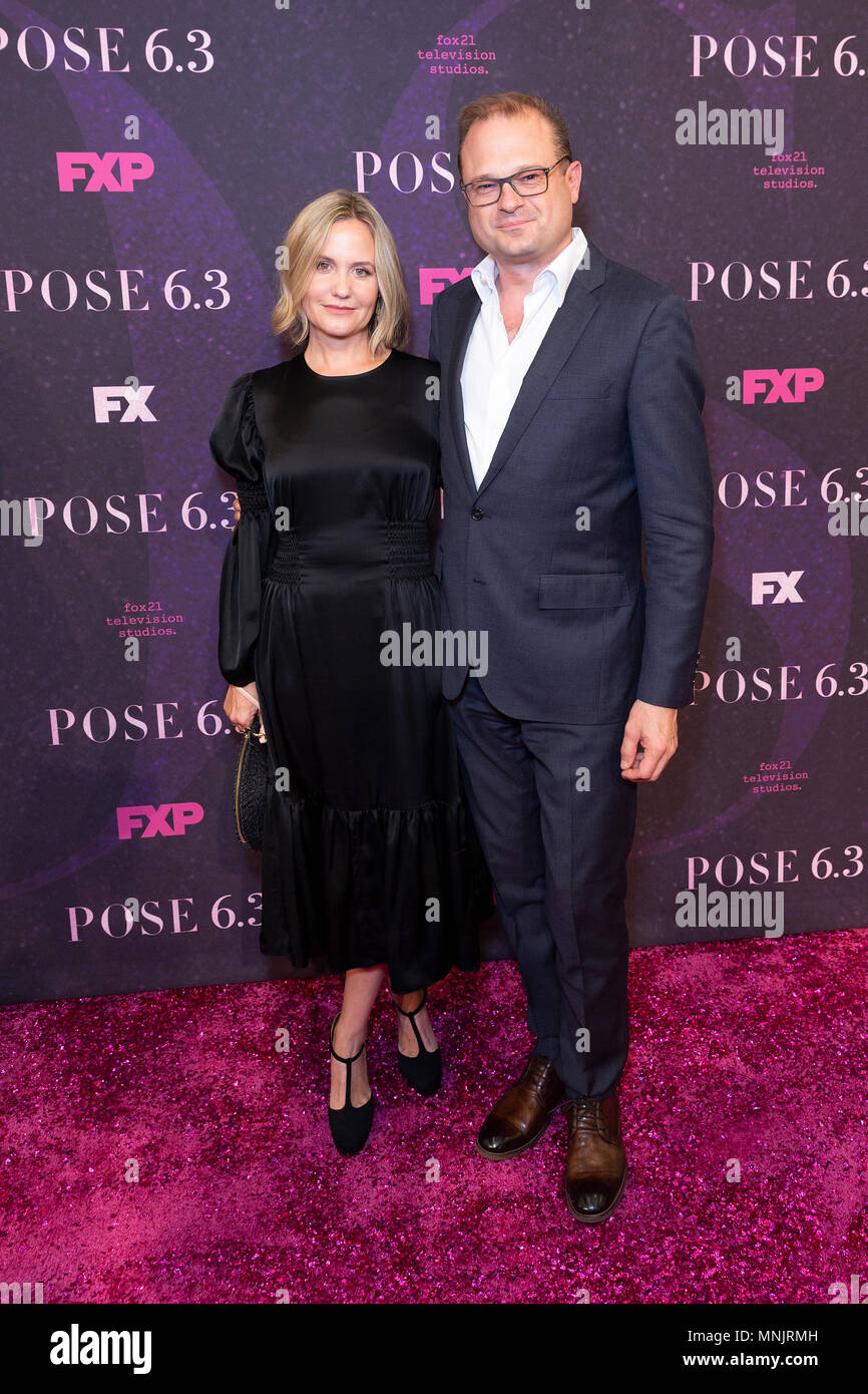 Jocelyn Hayes-Simpson and Brad Simpson attend FX Pose premiere at ...