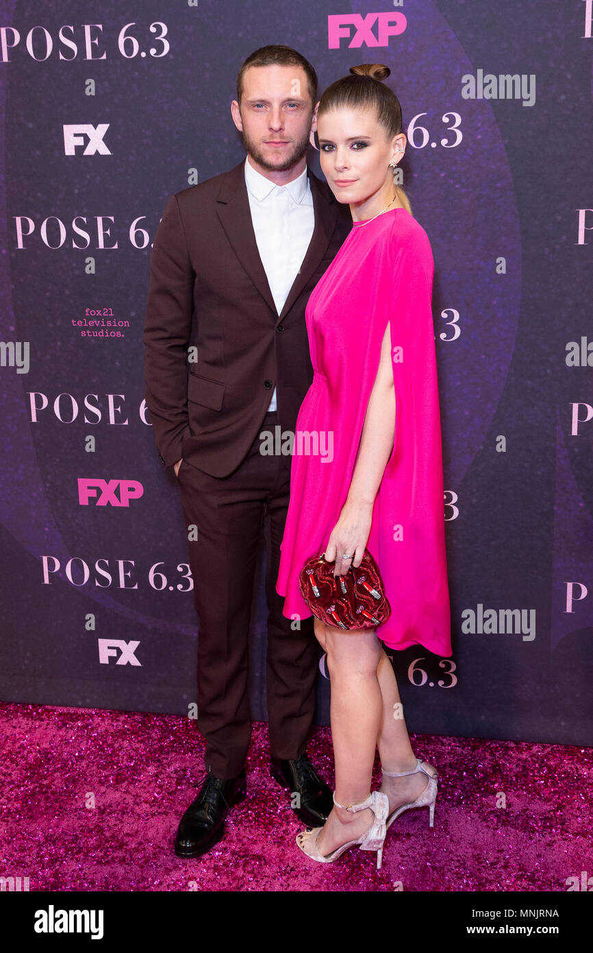 Jamie Bell and Kate Mara wearing dress by Valentino attend FX Pose ...