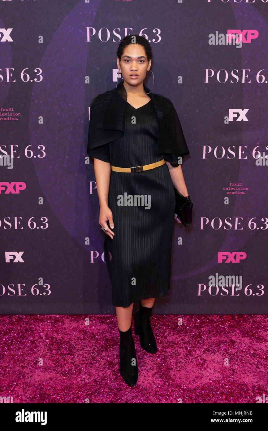 Ava Grey attends FX Pose premiere at Hammerstein Ballroom (Photo by Lev ...